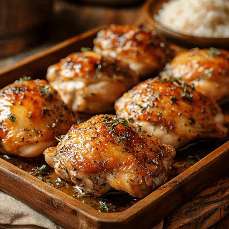 Boneless Skinless Chicken Thighs in Oven – 5 Easy Steps for Juicy ...