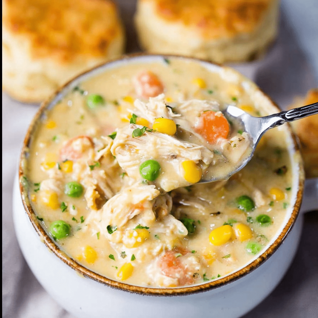Chicken Pot Pie Soup Recipe | 1 Ultimate Comfort & Flavor - Fresh Easy ...
