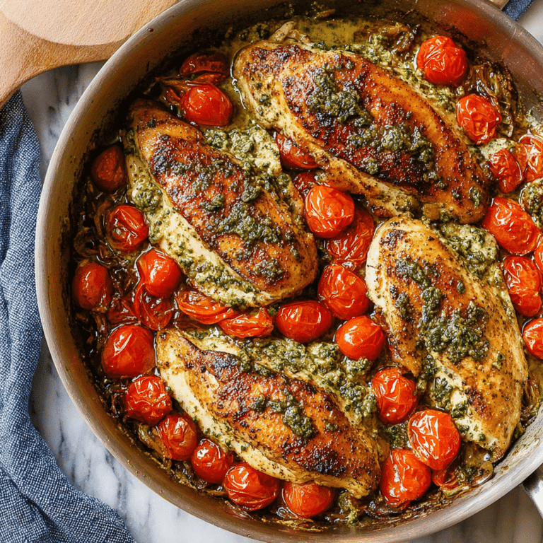 Creamy Pesto Chicken Recipe – 30-Minute Comfort Dinner - Fresh Easy Recipes